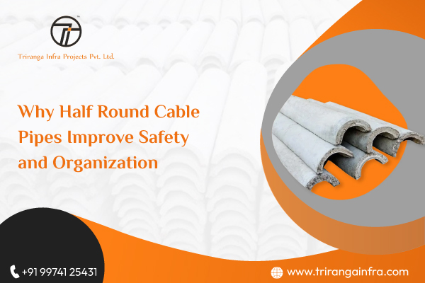 Half Round Cable Pipe for Safe Cable Management